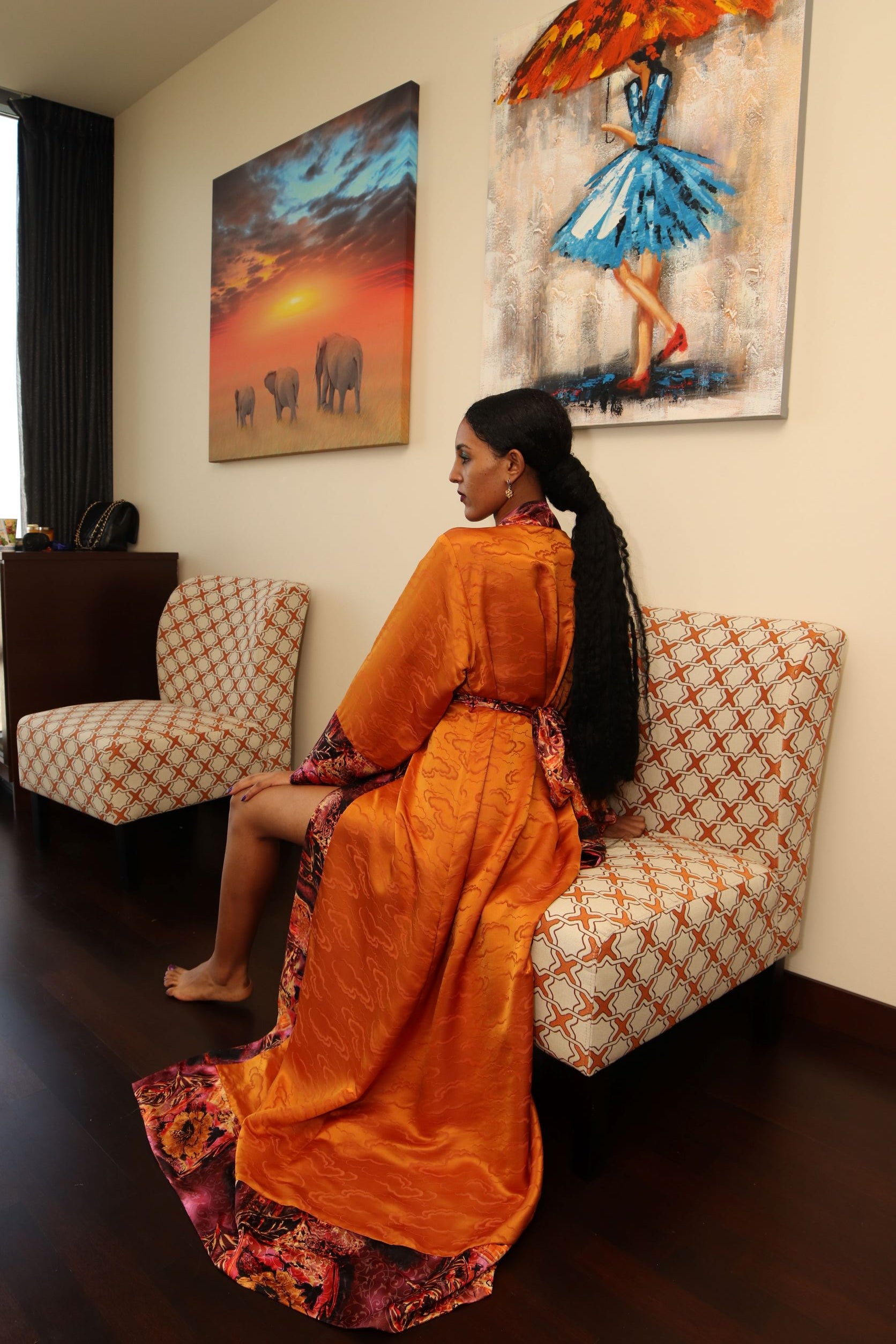 Tall Womens Robes Floor Length - Silk Robes | Ellectives